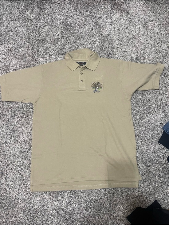 croft & barrow | Shirts | Croft Barrow Mens Polo Shirt In Light Khaki ...